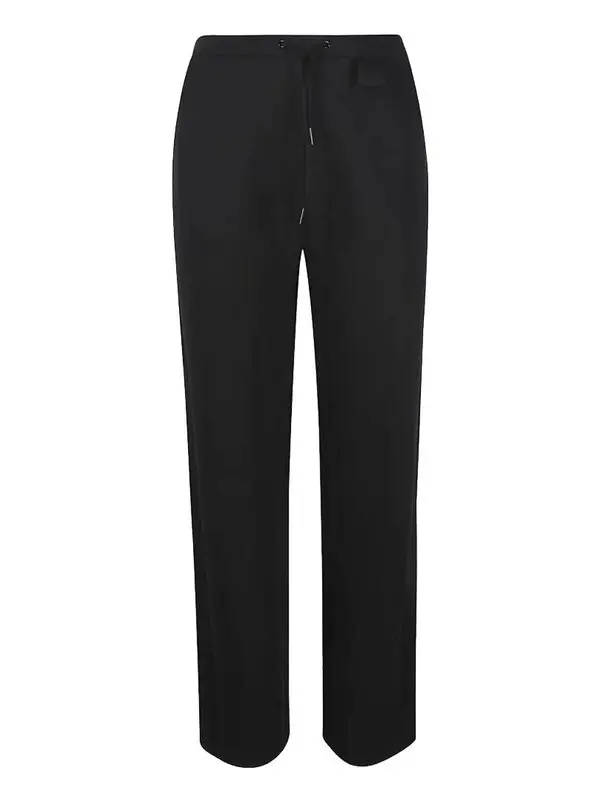 IRO PARIS Drawstring-detail Straight Trousers - Black