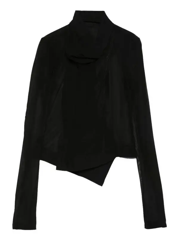 Rick Owens Draped Jacket - Black
