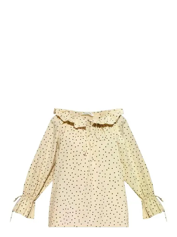 BY MALENE BIRGER Dicte Voile Blouse - Neutrals