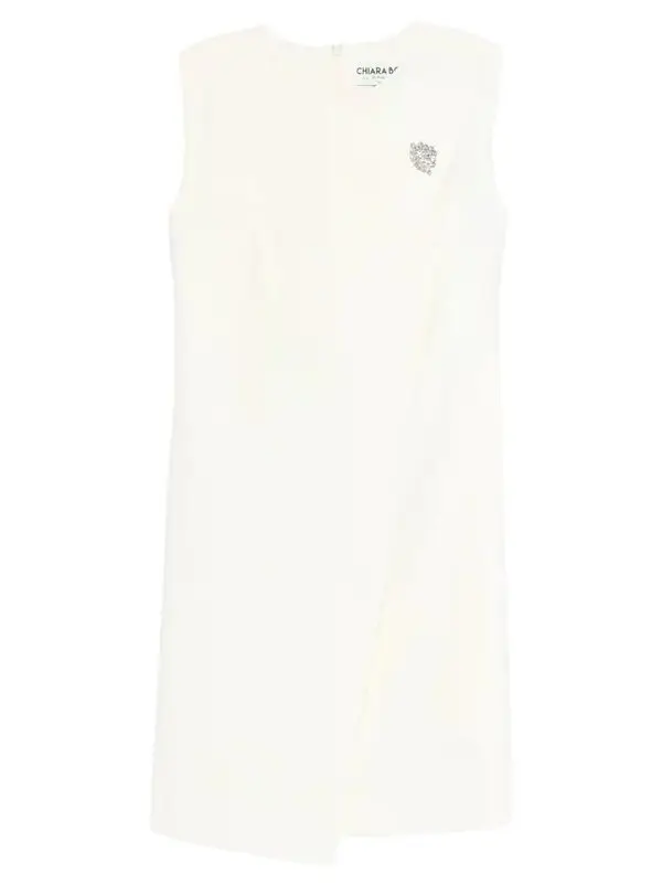 Chiara Boni La Petite Robe Embellished Mini Dress - White