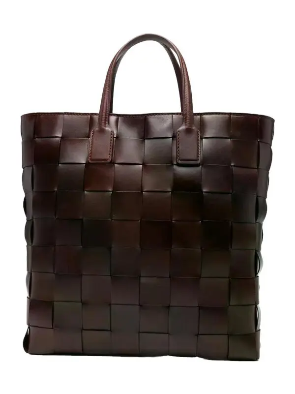 Dragon Diffusion Pino Woven-design Tote Bag - Brown