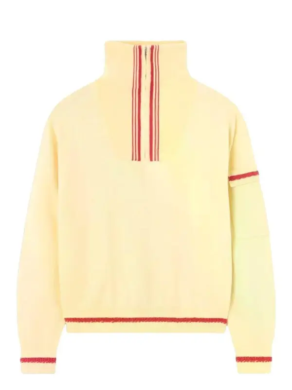 Guest In Residence Runner Striped Sweater - Neutrals