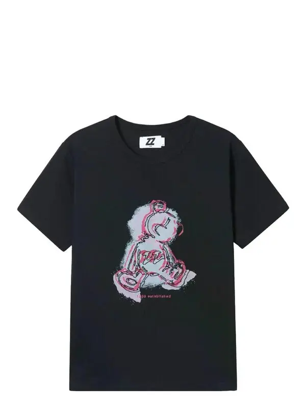 Izzue Graphic-print T-shirt - Black