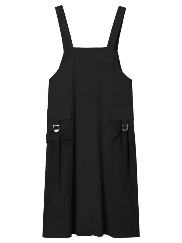Izzue Multiple-pocket Midi Dress - Black