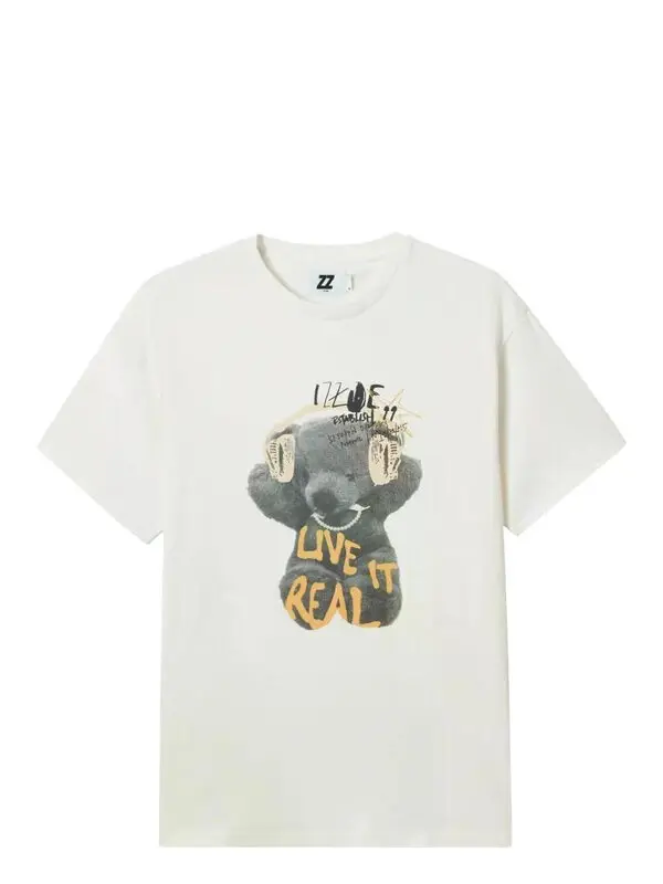 Izzue Graphic Print T-shirt - White