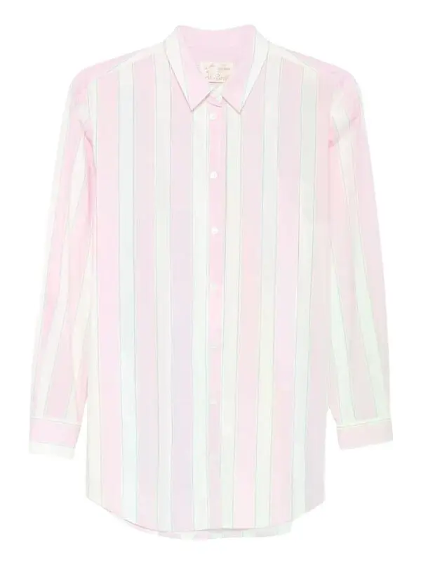 MC2 SAINT BARTH Brigitte Striped Shirt - Pink