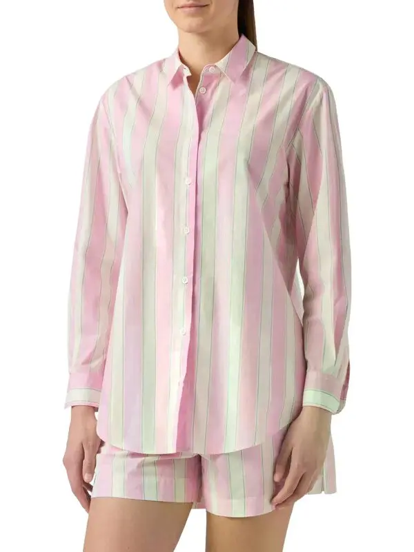 MC2 SAINT BARTH Brigitte Striped Shirt - Pink