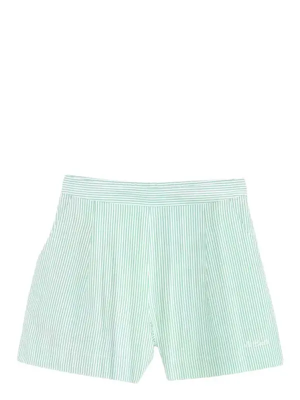MC2 SAINT BARTH Amani Striped Shorts - Green