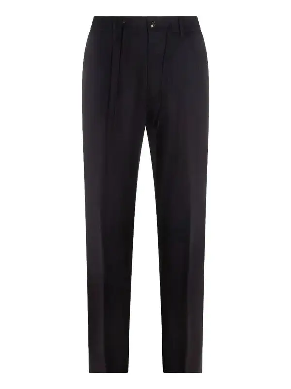 MONTECORE Buttoned Trousers - Black