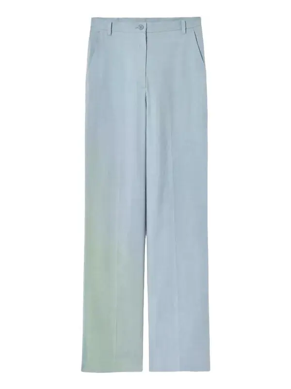 Claudie Pierlot Button Straight Trousers - Blue