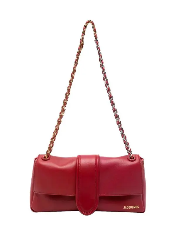 Jacquemus Bambino Chain-strap Shoulder Bag - Red