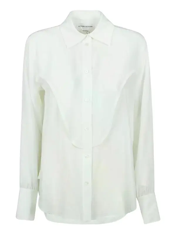 Victoria Beckham Button-up Collared Shirt - White