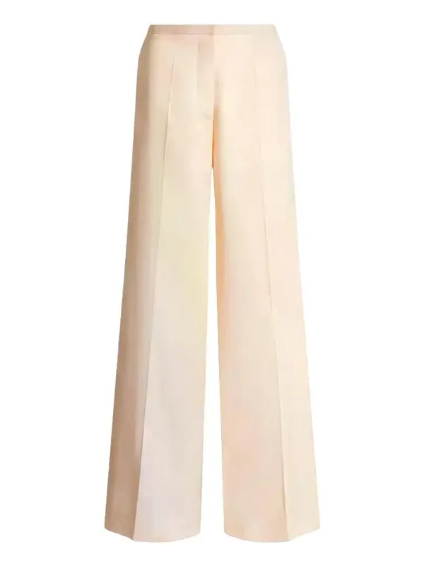 Alberta Ferretti Pressed-crease Trousers - Pink