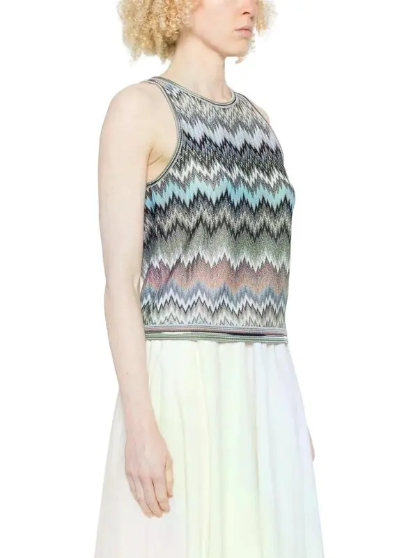 Missoni Crew-neck Vest - Blue