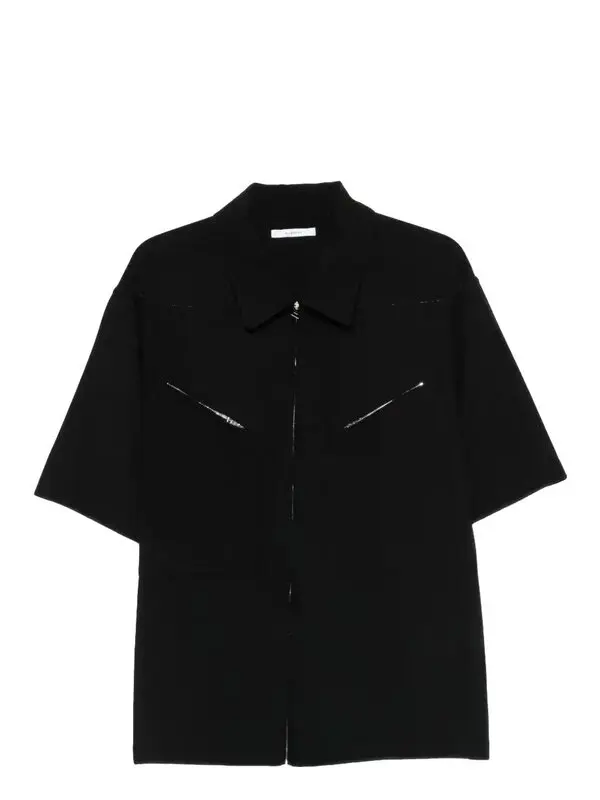 Givenchy Zip-up Shirt Jacket - Black