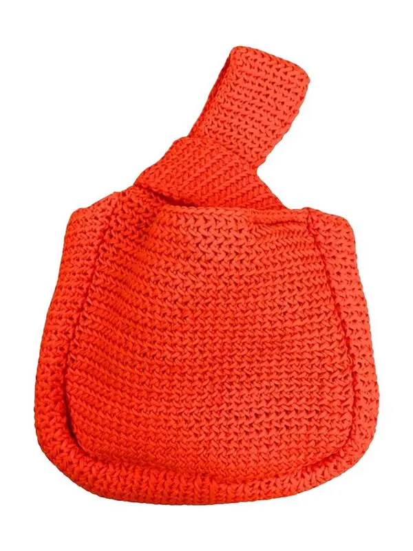 Pink Haley Mackenzie Knit Clutch - Orange
