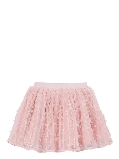 MAYORAL Tulle Skirt With Bow Appliqués - Pink