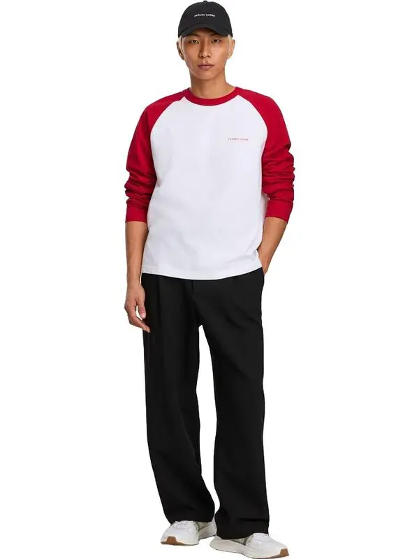 Canada Goose Eon Long Sleeve T-shirt - Carmine Red
