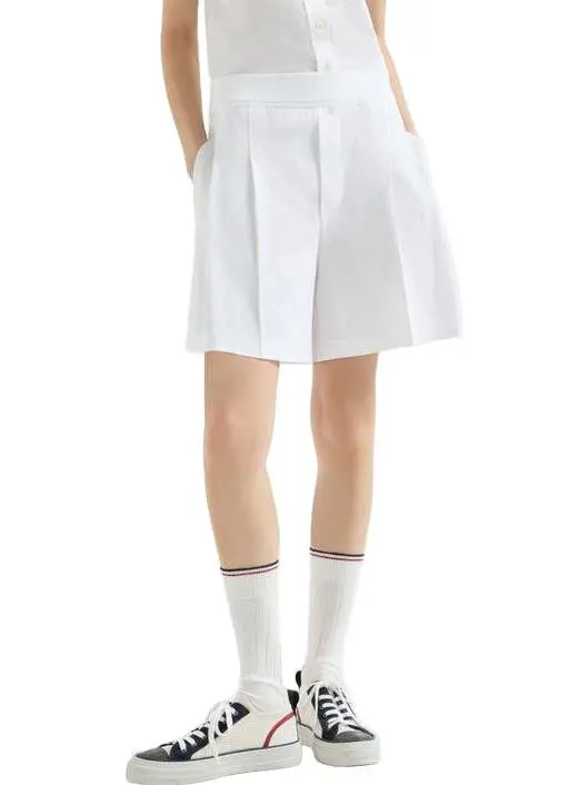Brunello Cucinelli Piqué Shorts - White