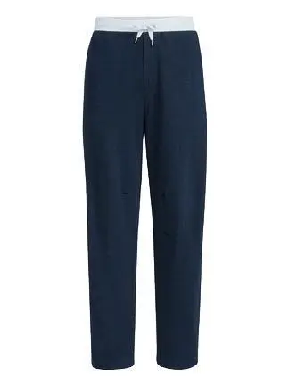 Brunello Cucinelli French Terry Trousers - Navy Blue