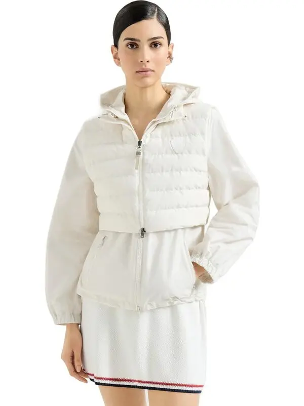 Brunello Cucinelli Taffeta Down Jacket - Cherry