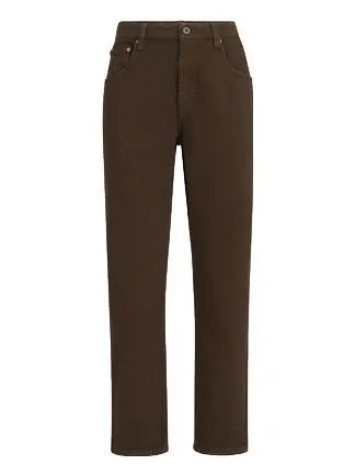 Brunello Cucinelli Straight Five-pocket Trousers - Chocolate