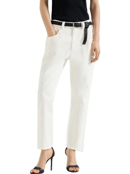 Brunello Cucinelli Straight Five-pocket Trousers - Panama