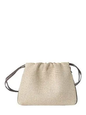 Brunello Cucinelli Precious Net Pouch Bag - Beige
