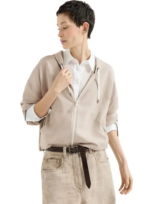 Brunello Cucinelli Couture Interlock Sweatshirt - Beige