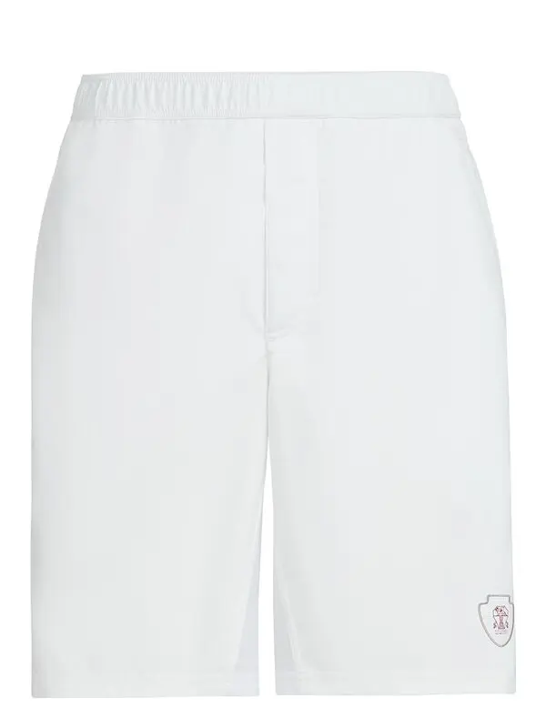 Brunello Cucinelli Nylon Bermuda Shorts - White