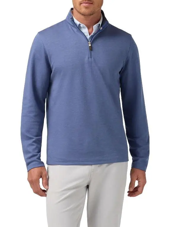 Mizzen+main Kpi Quarter-zip Pullover - Coastal Fjord