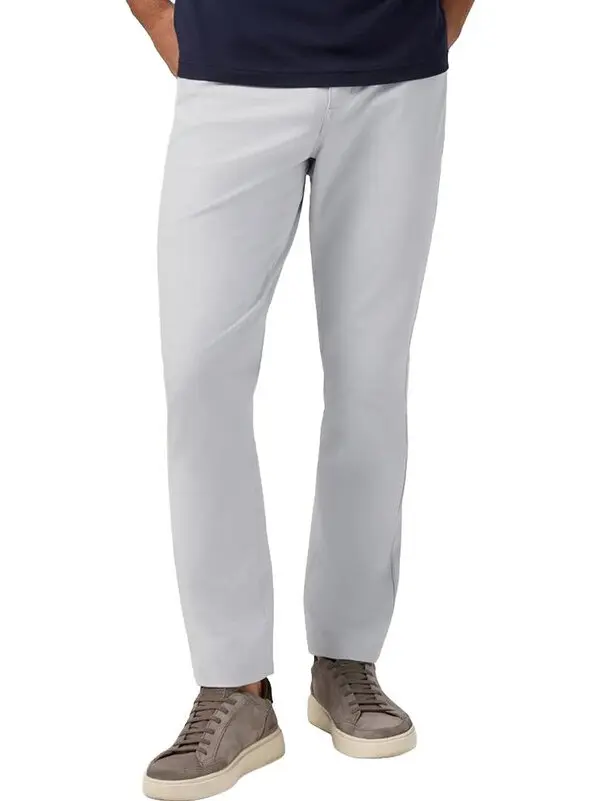 Mizzen+main Upton Straight Leg Stretch 5-pocket Pants - Aluminum
