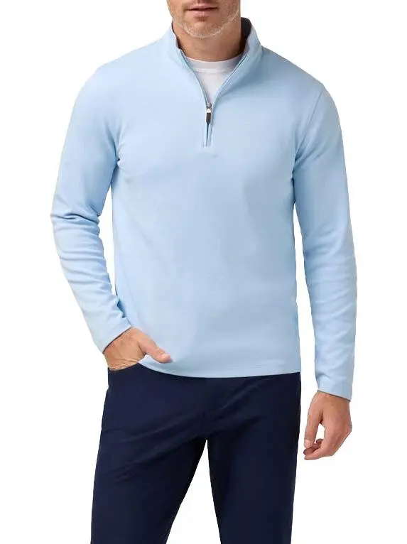 Mizzen+main Kpi Quarter-zip Pullover - Cloud Blue