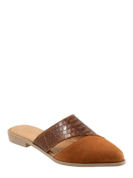 BUENO Blaze Slide Sandal - Tobacco Nubuck
