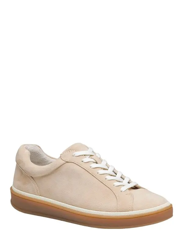 Johnston & Murphy Ashley Suede Sneakers - Sand Kid Suede