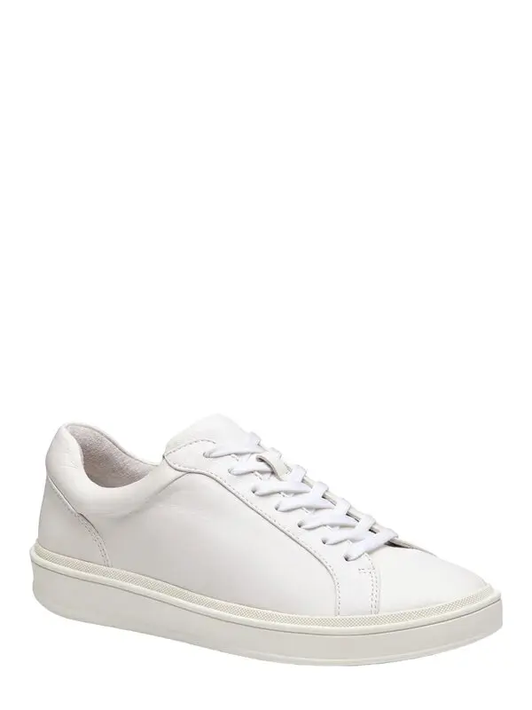 Johnston & Murphy Ashley Leather Sneakers - White Glove Leather