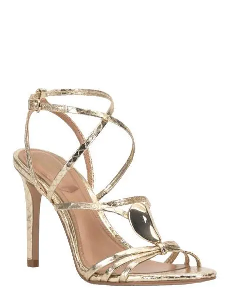 Vince Camuto Arlein Strappy Sandal - Gold Embossed