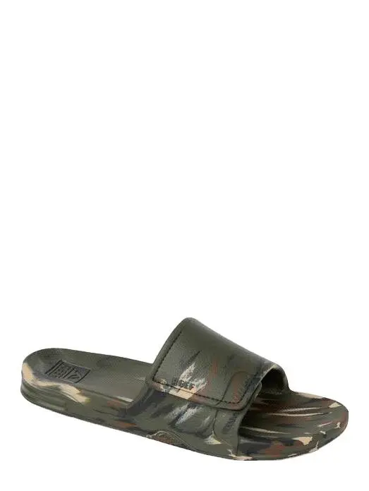 Reef Fanning H2o Slide - Camo Marble