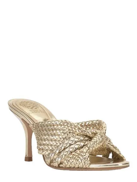 Vince Camuto Pheya Stiletto Sandals - Egyptian Gold