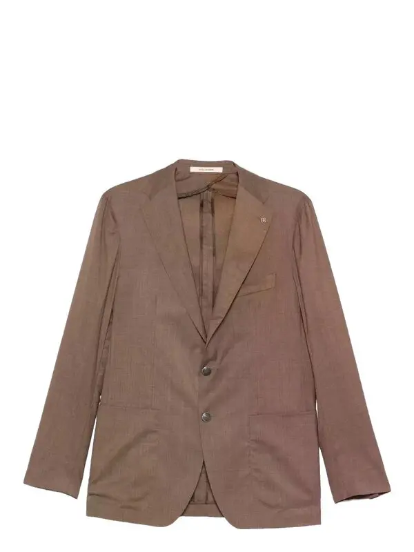 Tagliatore Buttoned Single-breasted Blazer - Brown