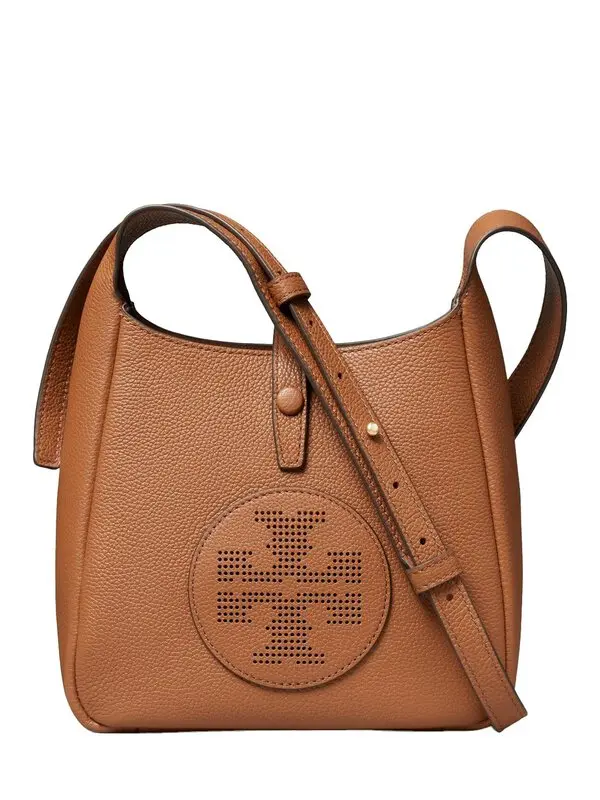 Tory Burch Miller Swing Leather Crossbody Bag - Aged Tan