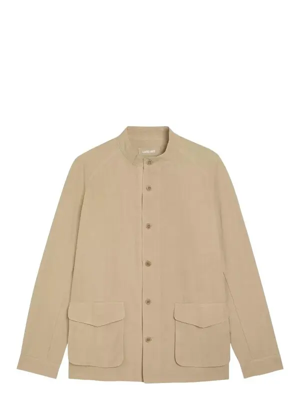 Labo.art Patch Pocket Cotton Shirt - Neutrals