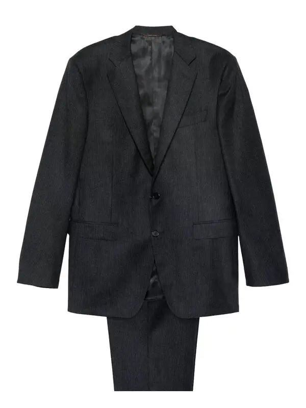 Canali Pinstriped Suit - Grey