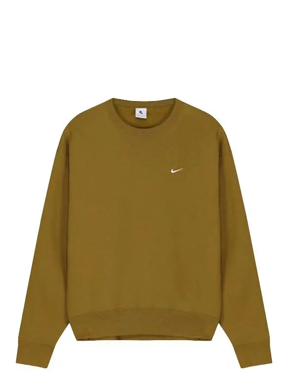 Nike Nrg Solo Swoosh Fleece Crew - Desert/moss White