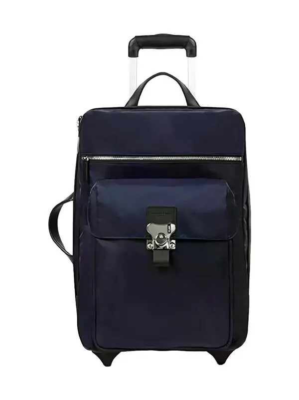 FPM MILANO Butterfly Wheeled Luggage Bag - Blue