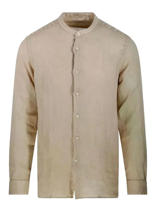 Altea Long-sleeve Buttoned Shirt - Neutrals