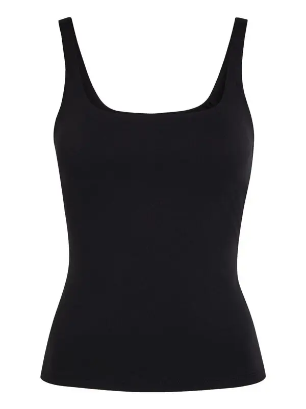 TALA Stretch-jersey Vest - Black