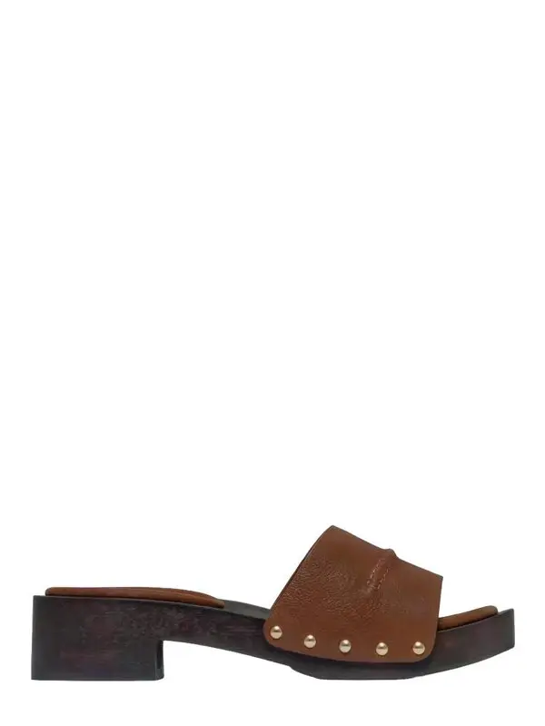 Bernardo Blyde Studded Sandals - Brown