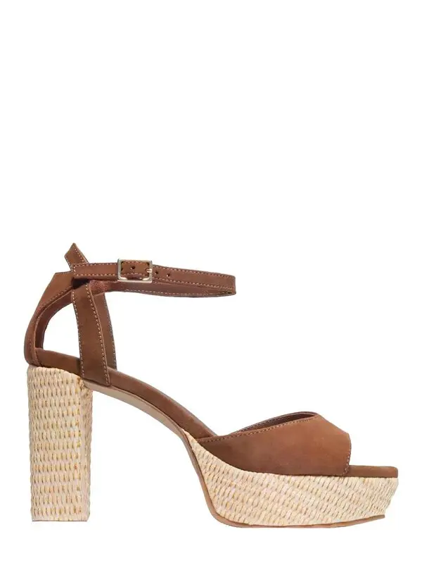 Bernardo Valeria Platform Block-heel Sandals - Brown