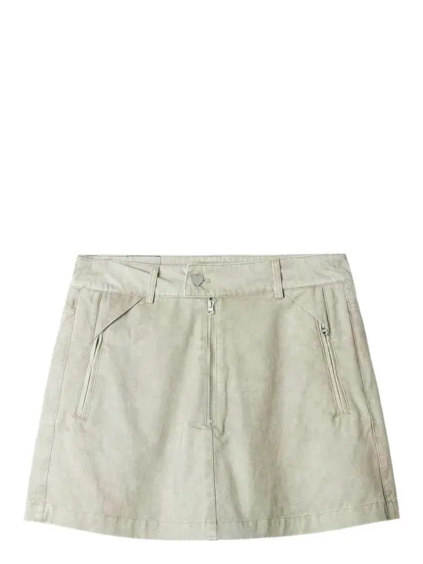 Izzue Logo-patch Shorts - Neutrals
